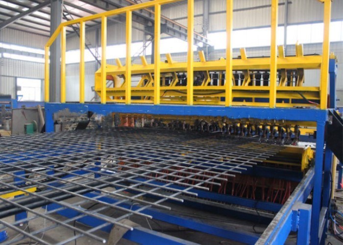 High Productivity Automatic Wire Mesh Machine , High Speed Reinforcing ...