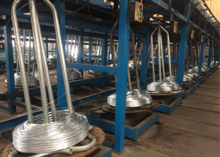 Continuous Galvanized Wire Machine Production Speed 100 - 120m / Min ...